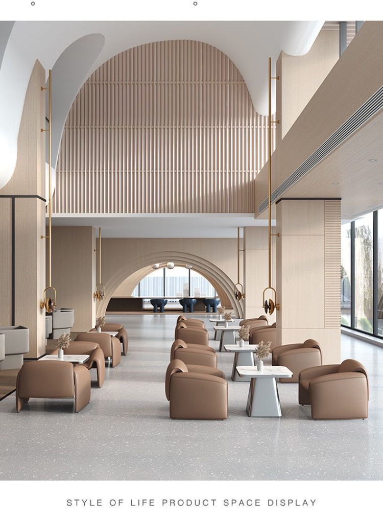 Negotiation Table Chair Luxury Modern Reception Table Sales Office ...