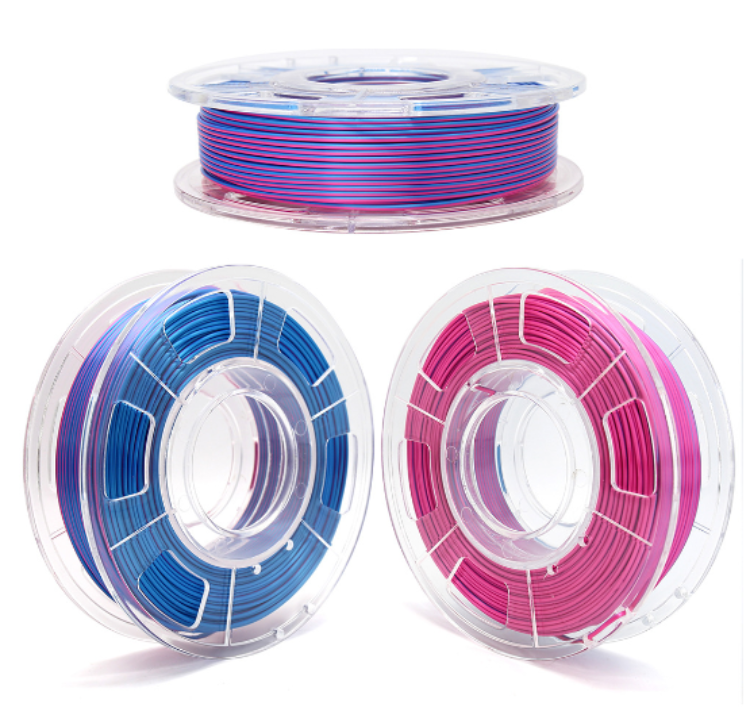 Yousu 3d Factory Wholesale Dual Color Blue To Red Silk Pla Filaments 3d ...