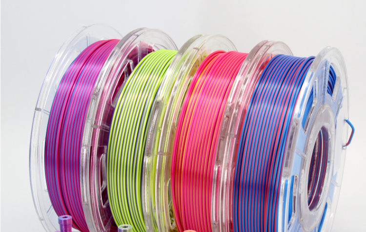 Yousu 3d Factory Wholesale Dual Color Blue To Red Silk Pla Filaments 3d ...