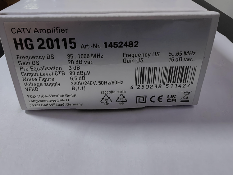 Buy China Wholesale Highfly H20115 Antenna Tv Professional Cable Tv 3db Indoor 4.5w 85-1006mhz ...