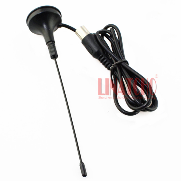 Dvb-t2 Isdb Hdtv Atsc Small Suction Cup Car Antenna Portable Mobile Tv ...