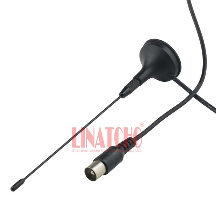 Dvb-t2 Isdb Hdtv Atsc Small Suction Cup Car Antenna Portable Mobile Tv ...