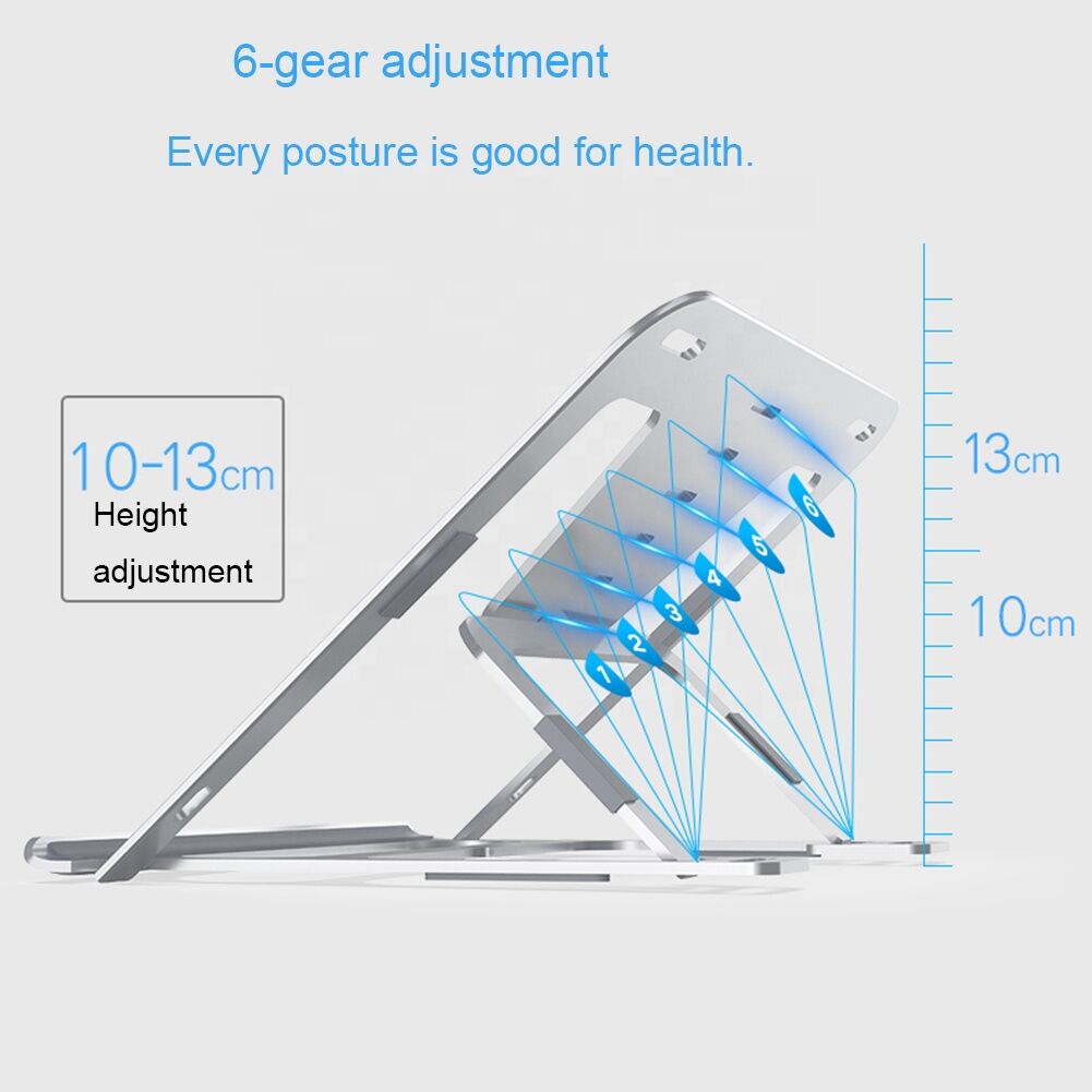 Buy Wholesale China Laptop Stand Adjustable Portable Aluminum Ergonomic ...