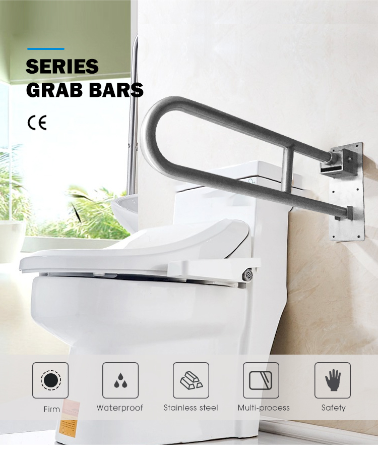 Lisheng Heavy Duty Wall Mount Stainless Steel 304 Bathroom Toilet ...