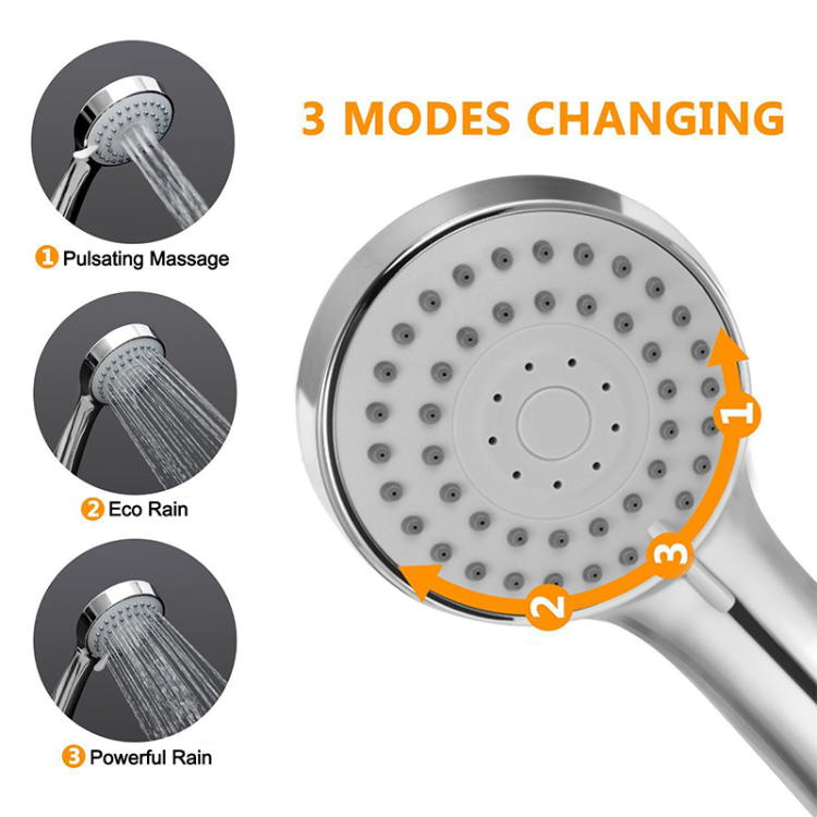 Buy Wholesale China 3-function Handheld Shower Head Filter ...