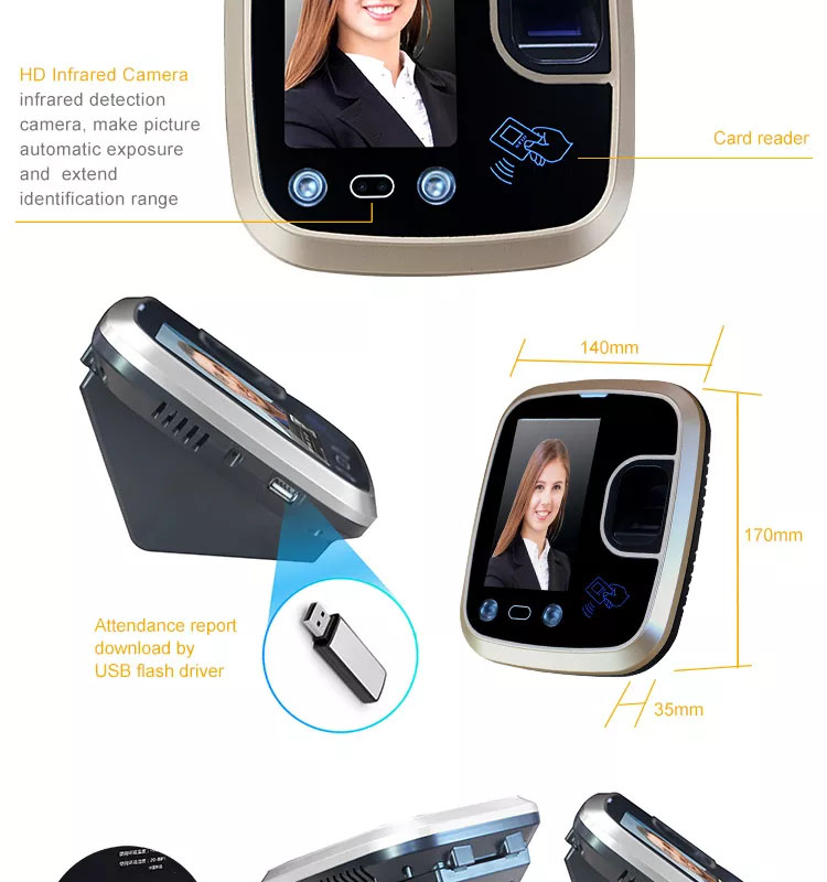 Buy Wholesale China 4.3 Inch Touch Screen Biometric Fingerprint With ...