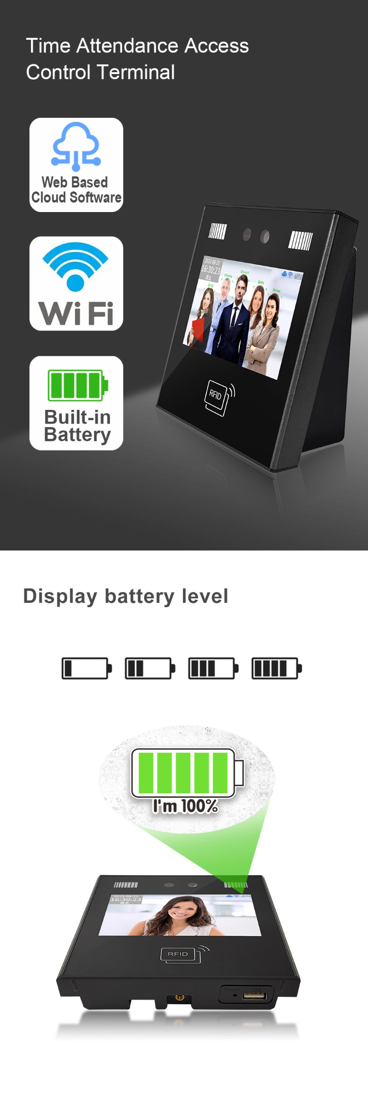 Timmy Biometric Access Control Products Time Recording Face Recognition ...
