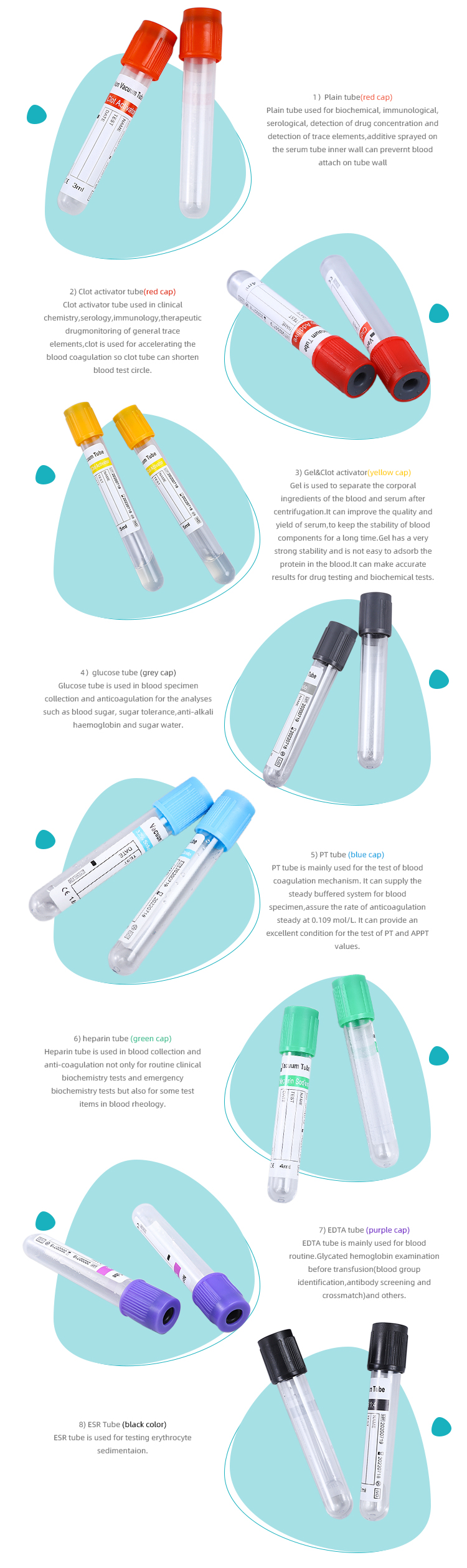 Medical Disposable Vacuum Acd Vacutainer Blood Sample Collection Tube ...