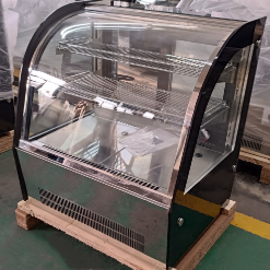 1.2m Stainless Steel Cake Display Fridge Chiller Sweet Showcase ...