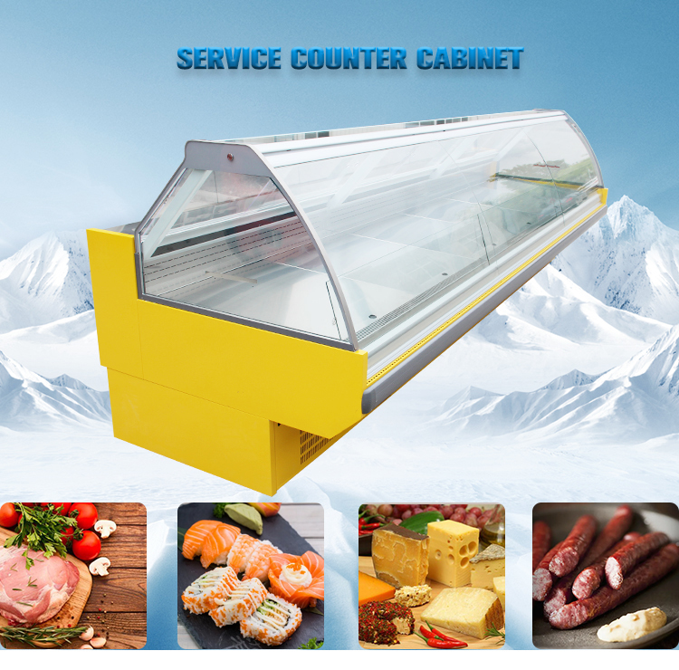 Buy China Wholesale Hot Selling Supermarket Fresh Meat Chiller Glass ...