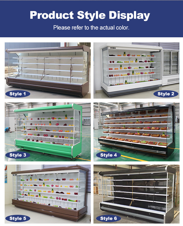 Display Fridge Refrigerator Commercial Supermarket Refrigerator Cabinet ...