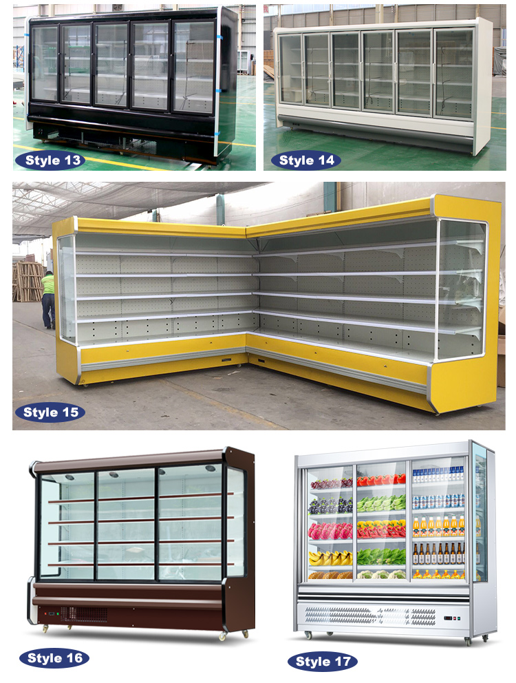 Display Fridge Refrigerator Commercial Supermarket Refrigerator Cabinet ...