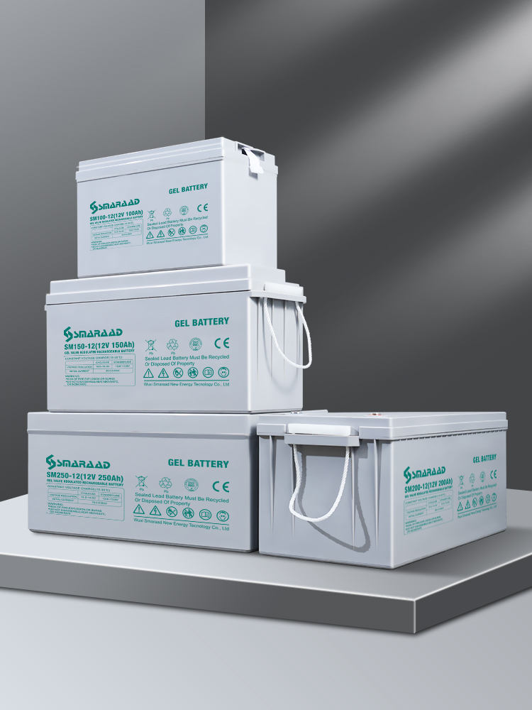 Smaraad Solar Energy Storage 12v 100ah 150ah 200ah 250ah Gel Solar ...