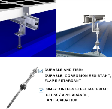 Solar Panel Tilt Frame Stainless Steel Kits Asbestos Roof Solar Hanger ...