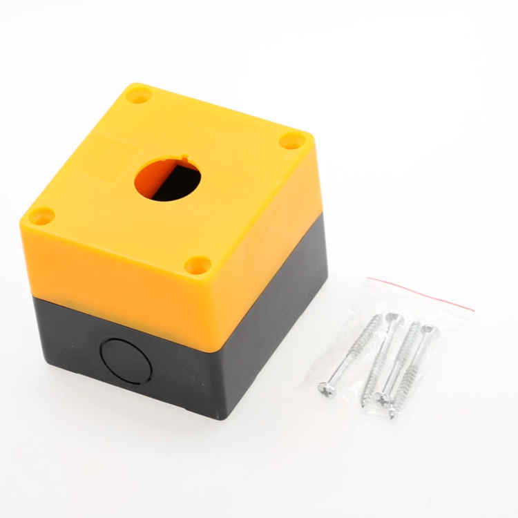 La37 Waterproof Mushroom Head Rotary Emergency Stop Button Box ...