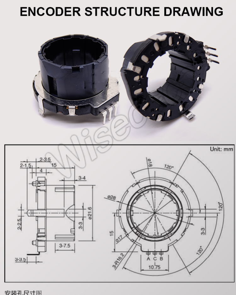 Knob Switch Screen Uart Circular Display Round Control Panel Tft Lcd ...