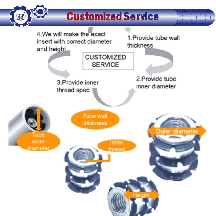 Oem Star Spring Black Insert Nut Steerer Tubes And Bicycle Thread ...