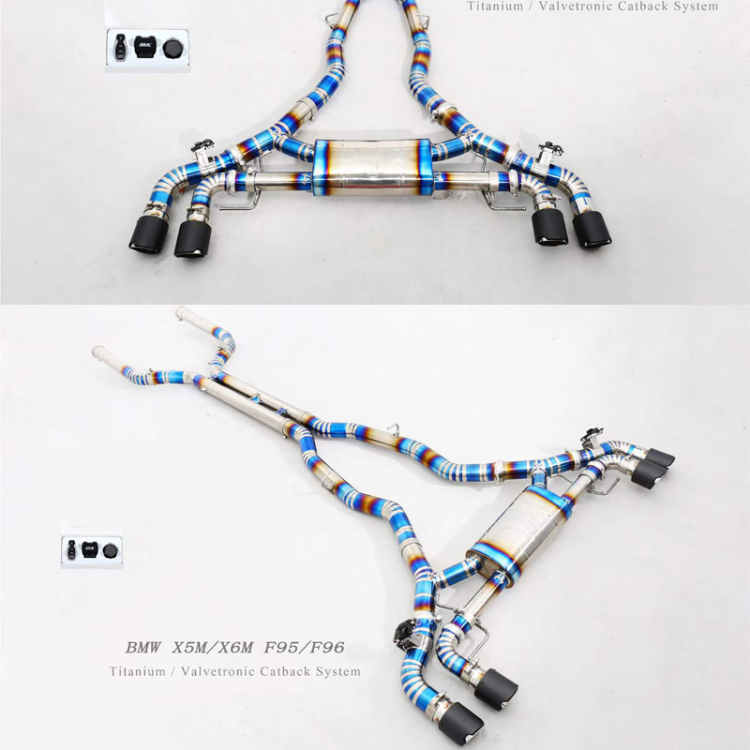Factory Custom Upgrade X3m X4m X5m X6m Titanium Exhaust System Sound ...