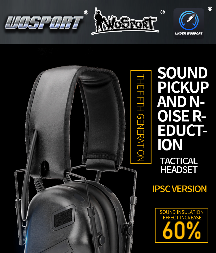 Buy Standard Quality China Wholesale Wosport Ipsc Headset 5.0 Head Wear ...