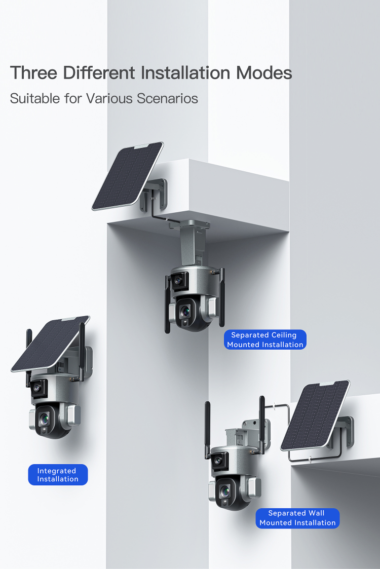 Sim Card Solar Street Light With Cctv Camera 4g Security Camera 1080p ...
