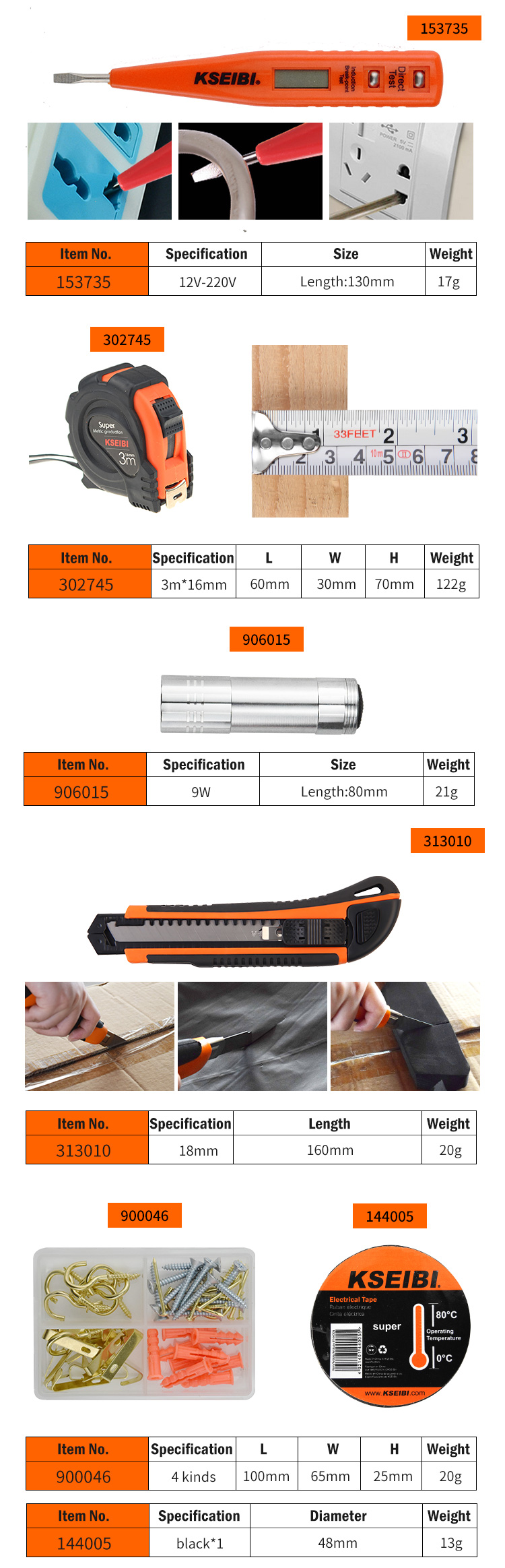 Kseibi Full Toolset Plastic Box 84 Pc Hand Tool Set Diy Other Tool Set ...