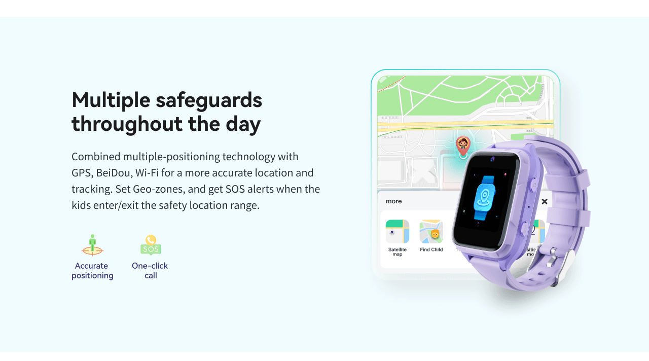 4g Kids Smart Watch Positioning Watch With Ce/rohs/reach Certifications ...