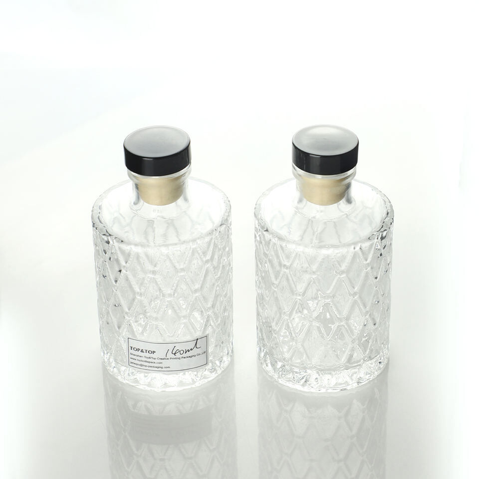 Manufacture Luxury Diffuser Glass Bottle Home Fragrance Reed Diffuser Empty Transparent Glass ...