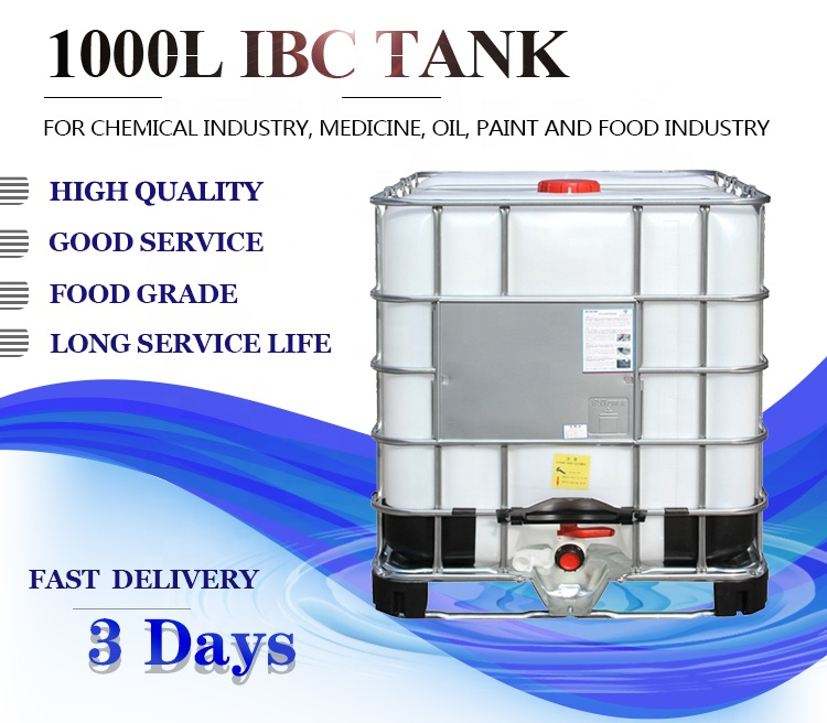 Liquid Storage Plastic 1000l 1200l Water Tank Ibc Container With Faucet ...