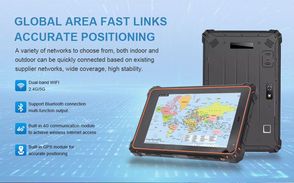 Buy Wholesale China 8 Inch 4gb Fingerprint Scanner Rugged Biometric ...