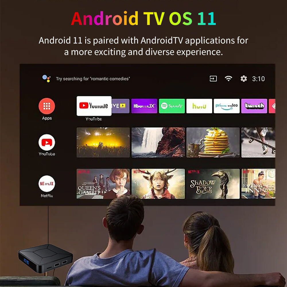 Buy Wholesale China Topleo Android Tv 11 Atv Box S905y4 4gb 32gb Voice Remote Control Atv ...