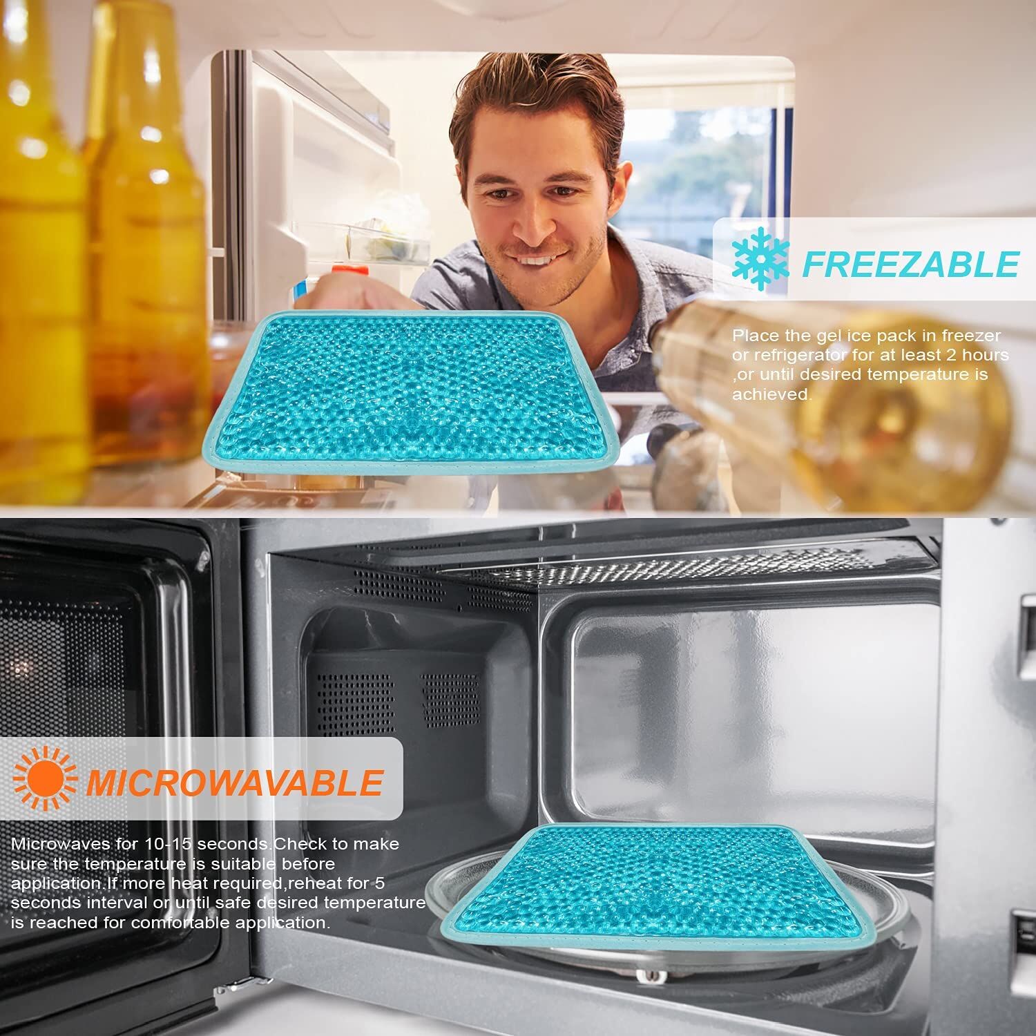 Oem Reusable Hot And Cold Ice Packs Gel Ice Pack Hot And Cold Pack With ...