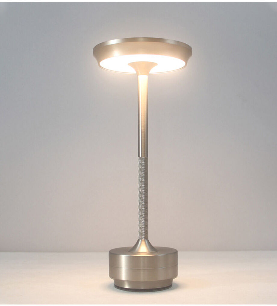 New Creative All Aluminum Material Decorative Table Lamp Led Touch ...