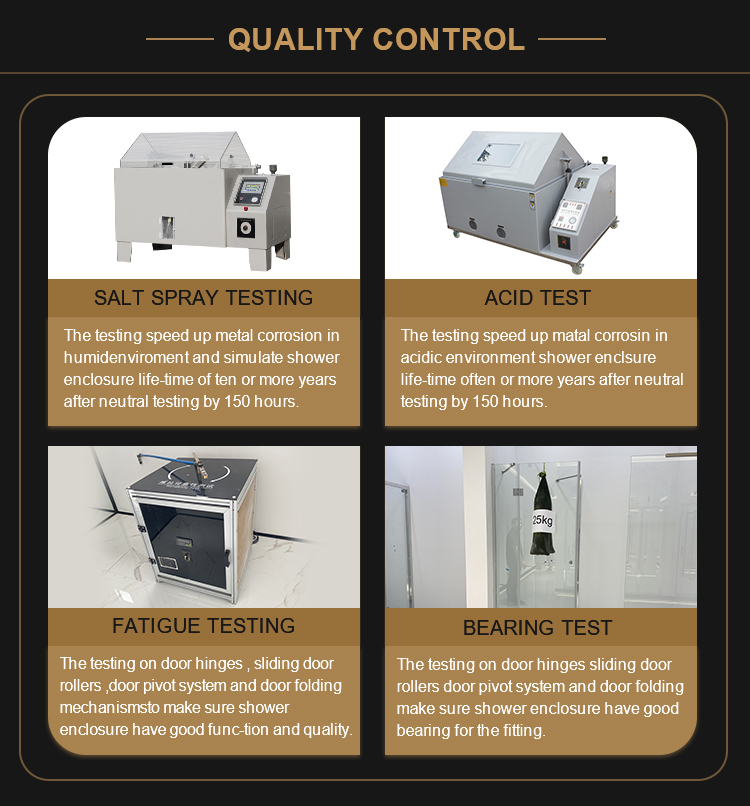 Germany Hinge En12150 Tempered Shower Door Glass Shower Enclosure ...