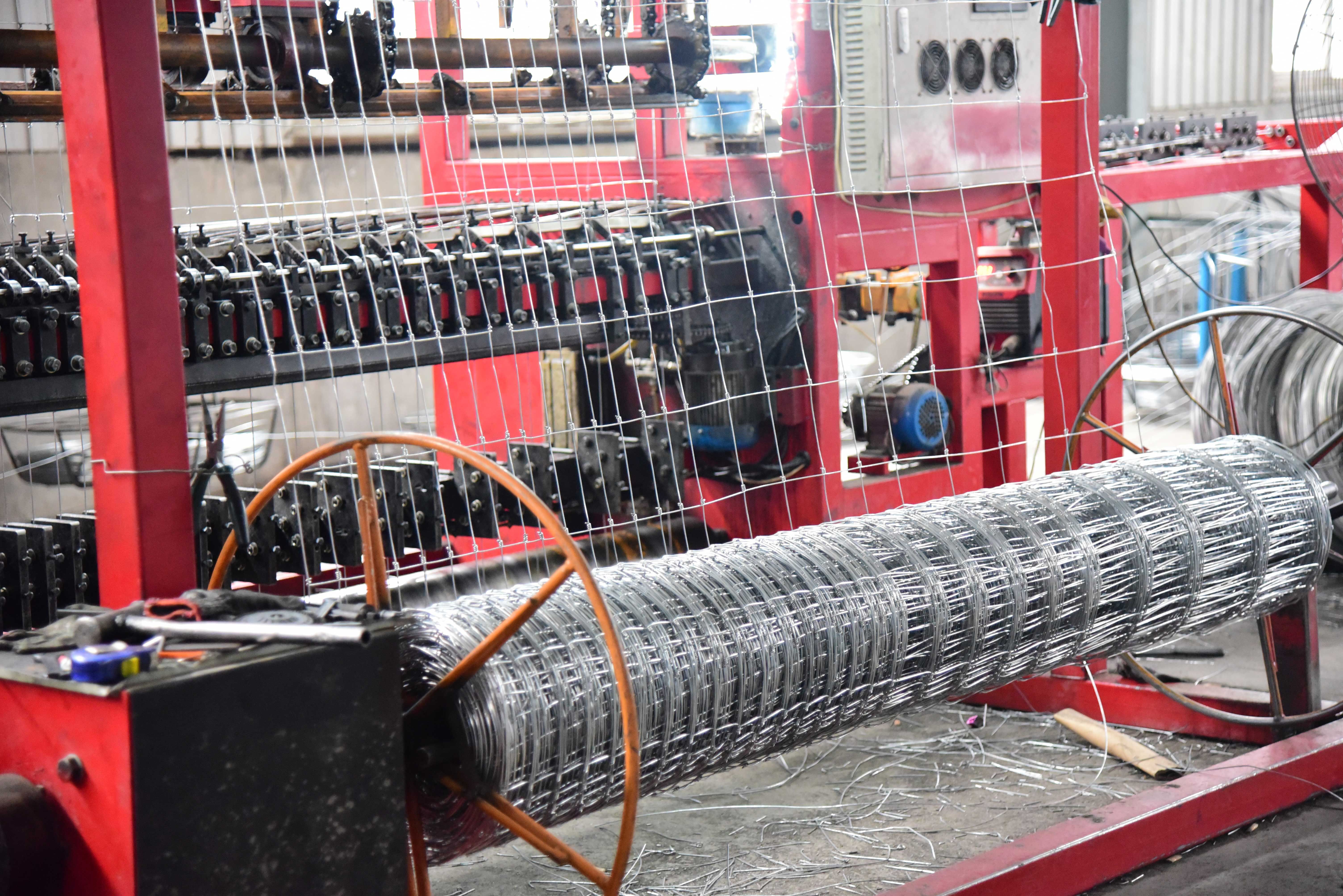 High Strength Galvanized Fixed Knot Wire Mesh Farm Fence For Field Wire ...