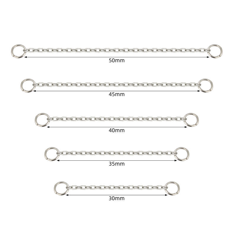 Titanium Chain Nose Ring Nose Stud Ear Stud Diy Nose Chain Body ...