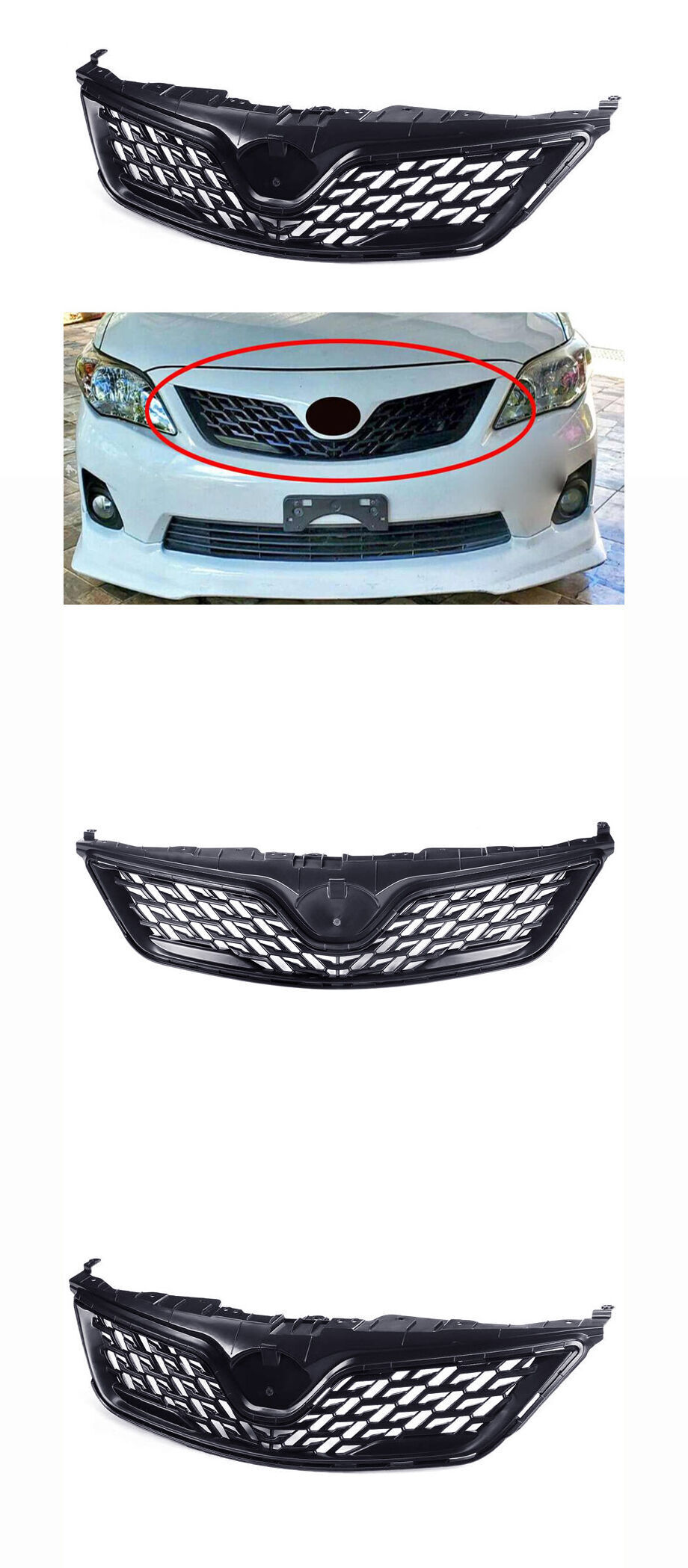 Custom Size High Quality Front Grille Fit For -toyota- Front Grille ...
