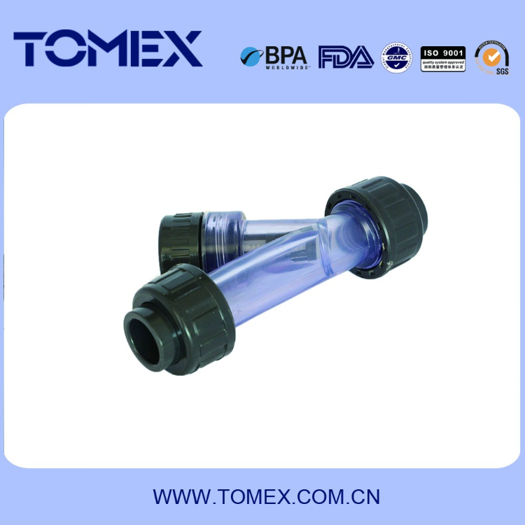 Factory Price Transparent Pvc Plastic Y Type Filter Sediment Strainer ...