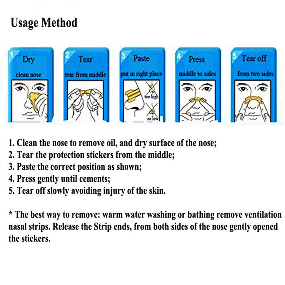 Buy Wholesale China Factory Direct Nasal Strips Ce 55x16mm S/m Size ...
