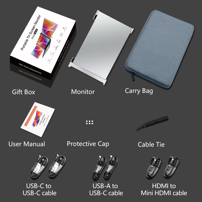 Buy Wholesale China Fhd 14 Inch Screen Laptop Monitor Extender Dual ...