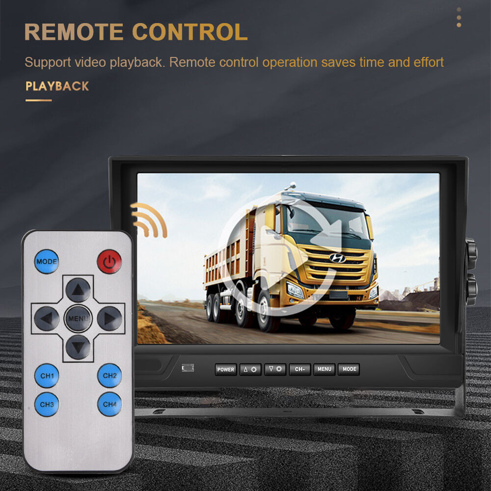 Buy Wholesale China Podofo 9'' Quad Split Monitor Car Rear View Camera ...