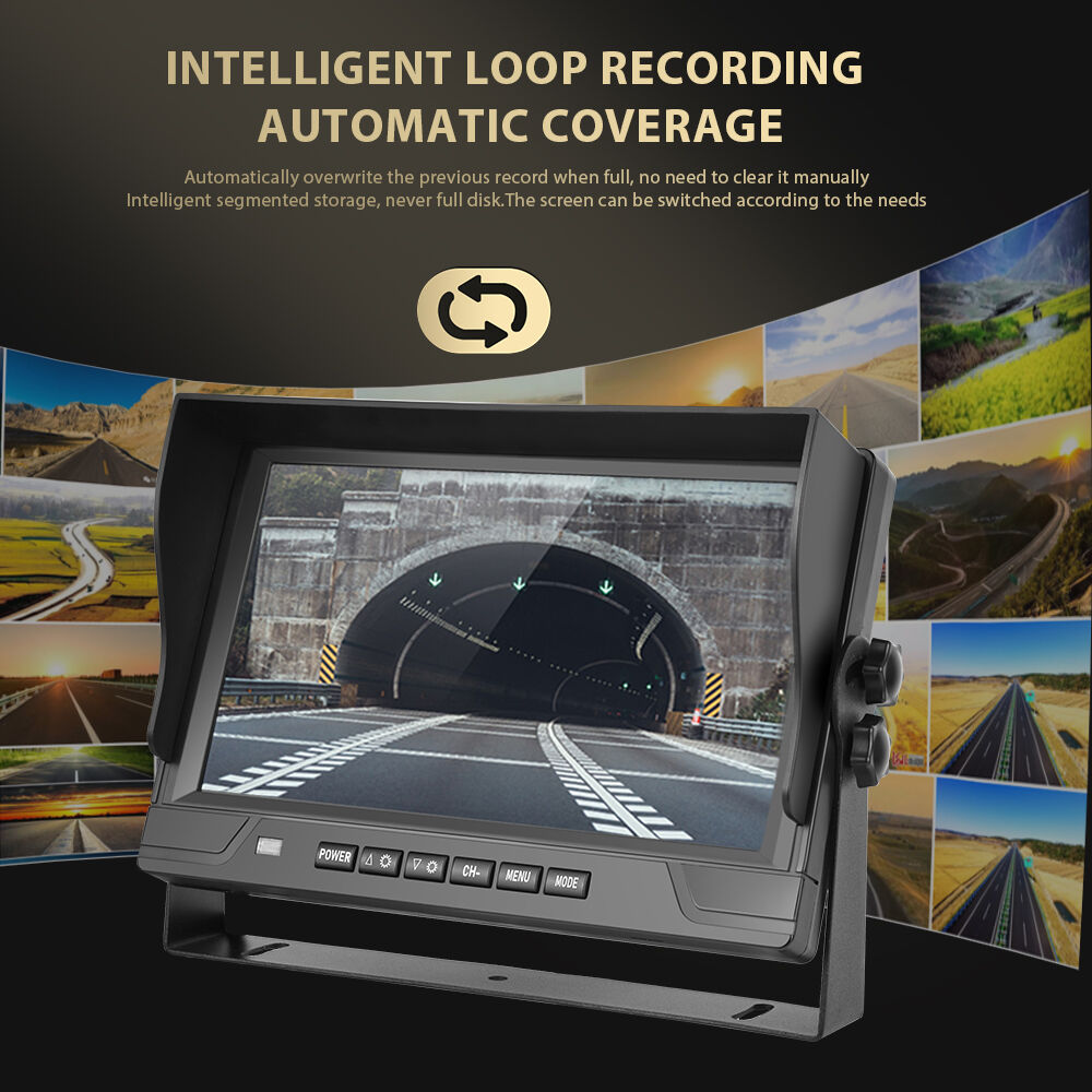 Buy Wholesale China Podofo 9'' Quad Split Monitor Car Rear View Camera ...