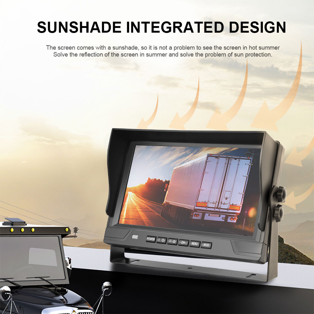 Buy Wholesale China Podofo 9'' Quad Split Monitor Car Rear View Camera ...