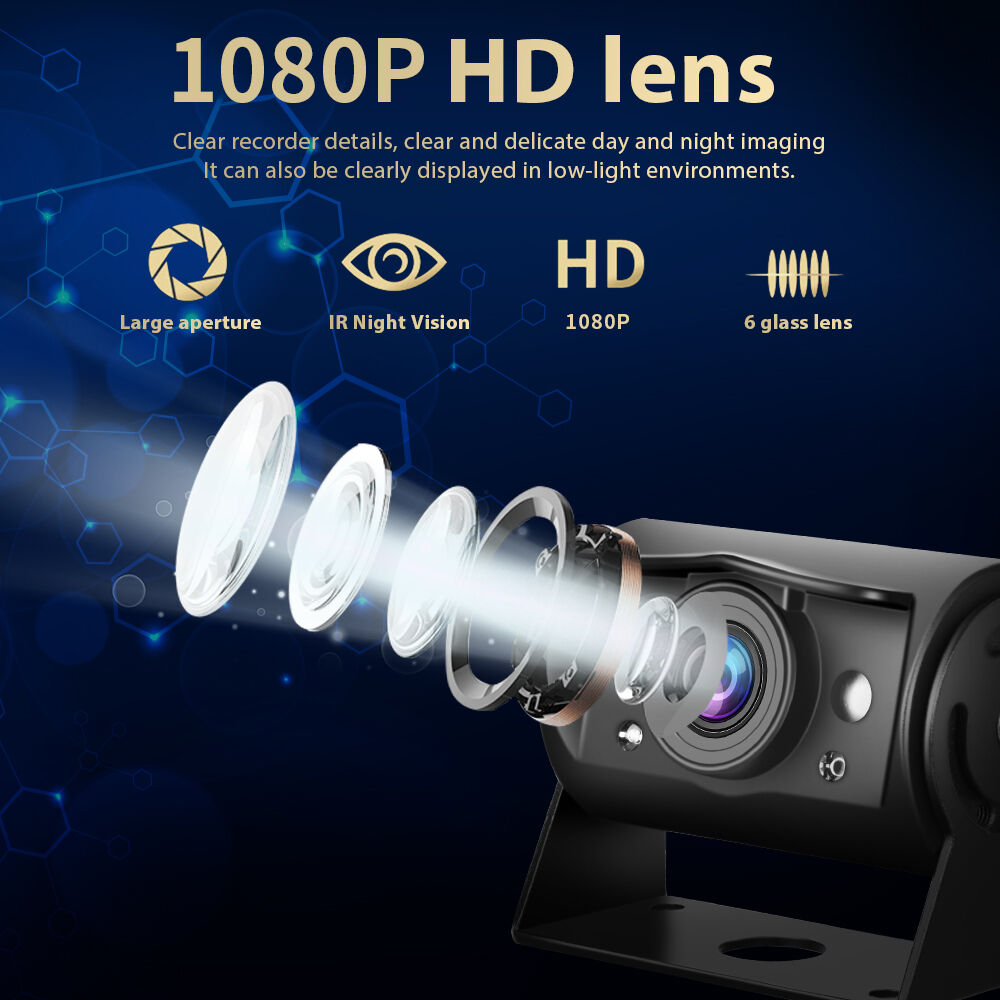 Buy Wholesale China Podofo 9'' Quad Split Monitor Car Rear View Camera ...