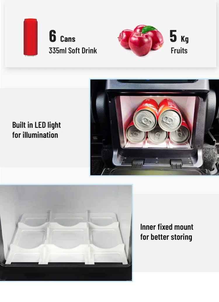 Hot Sale Car 12v Refrigerator Model Y Tesla Trunk Refrigerator Car ...