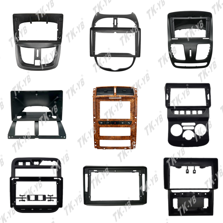 Car Dvd Player Frame For Peugeot 206 9" Touch Screen Navigation Panel ...