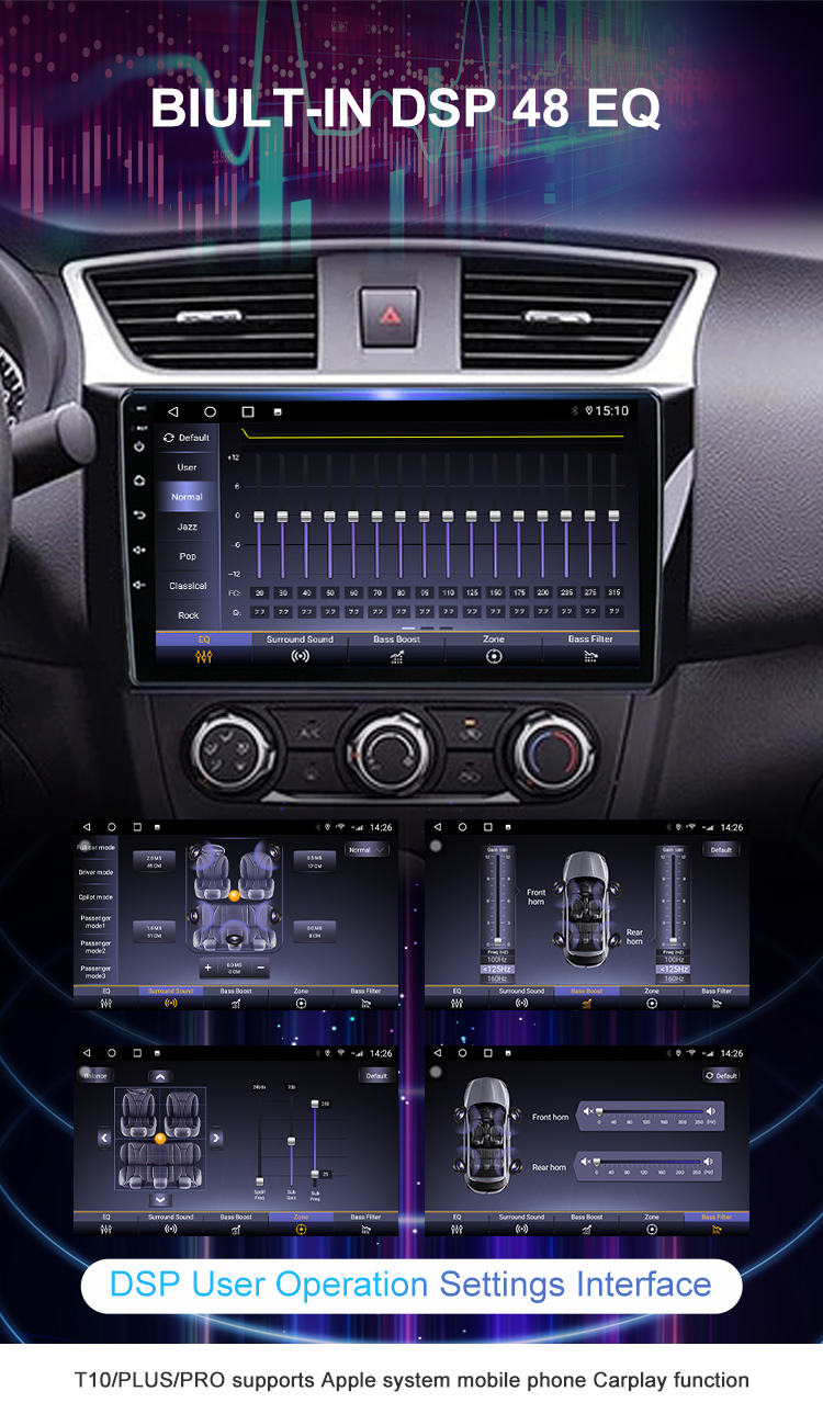 Android 12 Ts10 7862 Ts18 Car Screen For Head Unit 9/10inch 2din ...