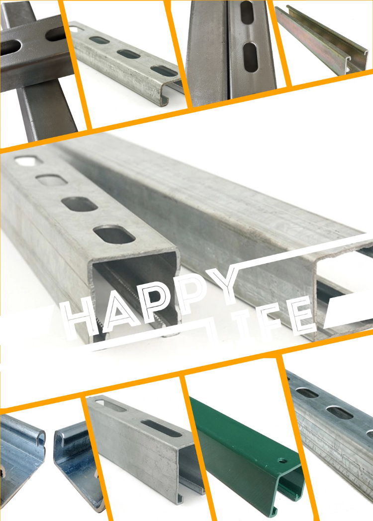 Buy Wholesale China Slotted Hot Dip Galvanized C And U Shaped Unistrut ...