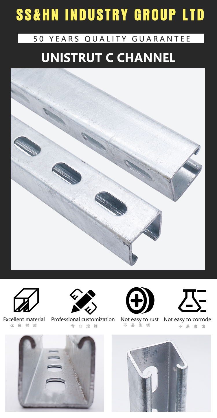 Galvanized Steel Profile Metal C Purlins Sizes And Weights Gi Stud ...