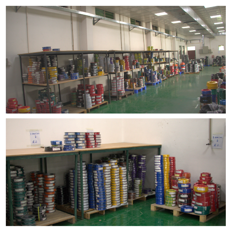 4 Core Flexible Cable Wire Black Pvc Insulated Sheath Wire Rvv Size ...