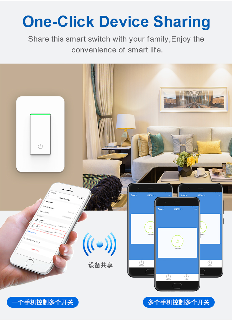 Buy China Wholesale 15a 250v Smart Wifi Controlled Power Wall Electric ...